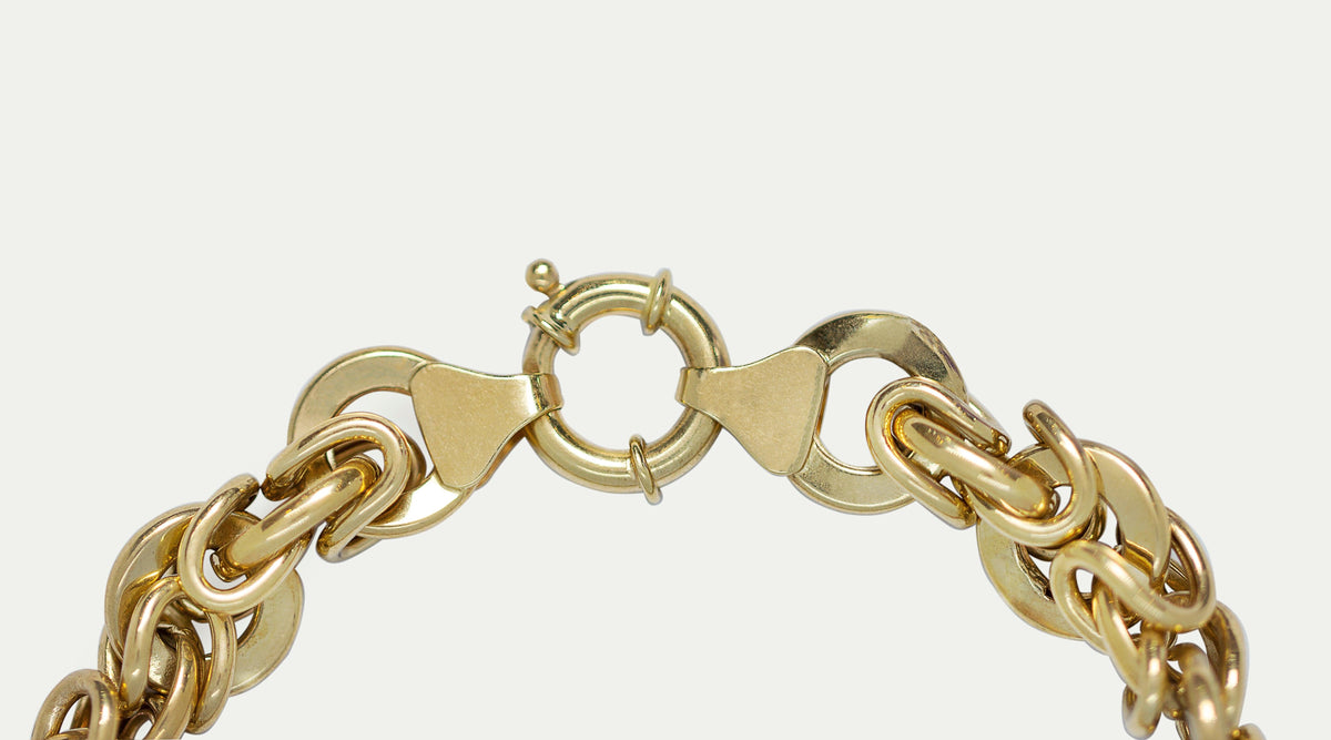 Yellow Gold Cuplette Bracelet | Elegant Gold Bracelets – ANTY